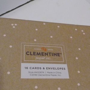 Clementine Paper Inc. | Office | New 6 Cards And Envelope Set | Poshmark